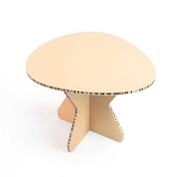 Table basse scandinave en carton - My Nature Box, PLV et stand en carton