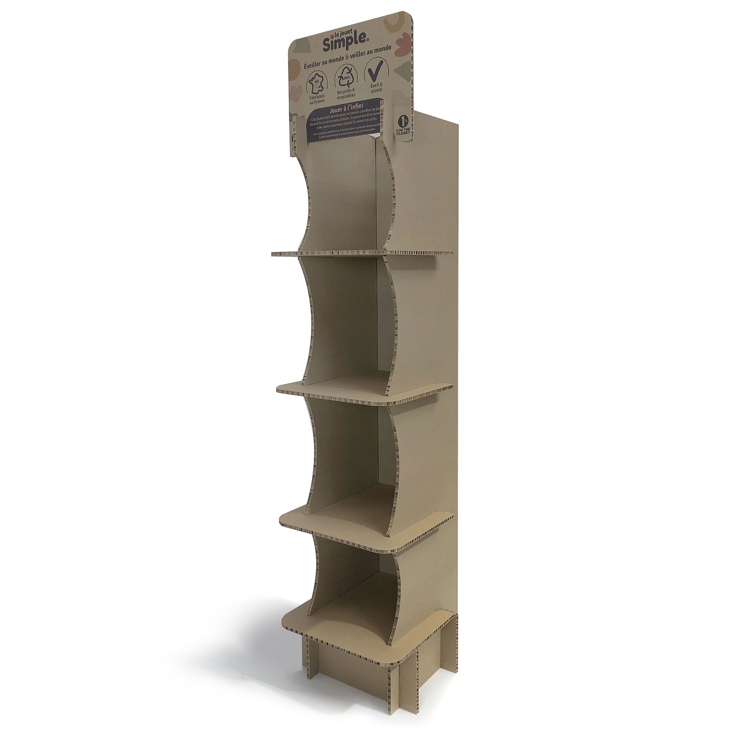 Display en carton recyclé | Spécial charge lourde | My Nature Box, PLV ...