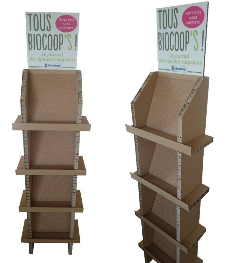 Porte documents en carton | My Nature Box, PLV et stand en carton