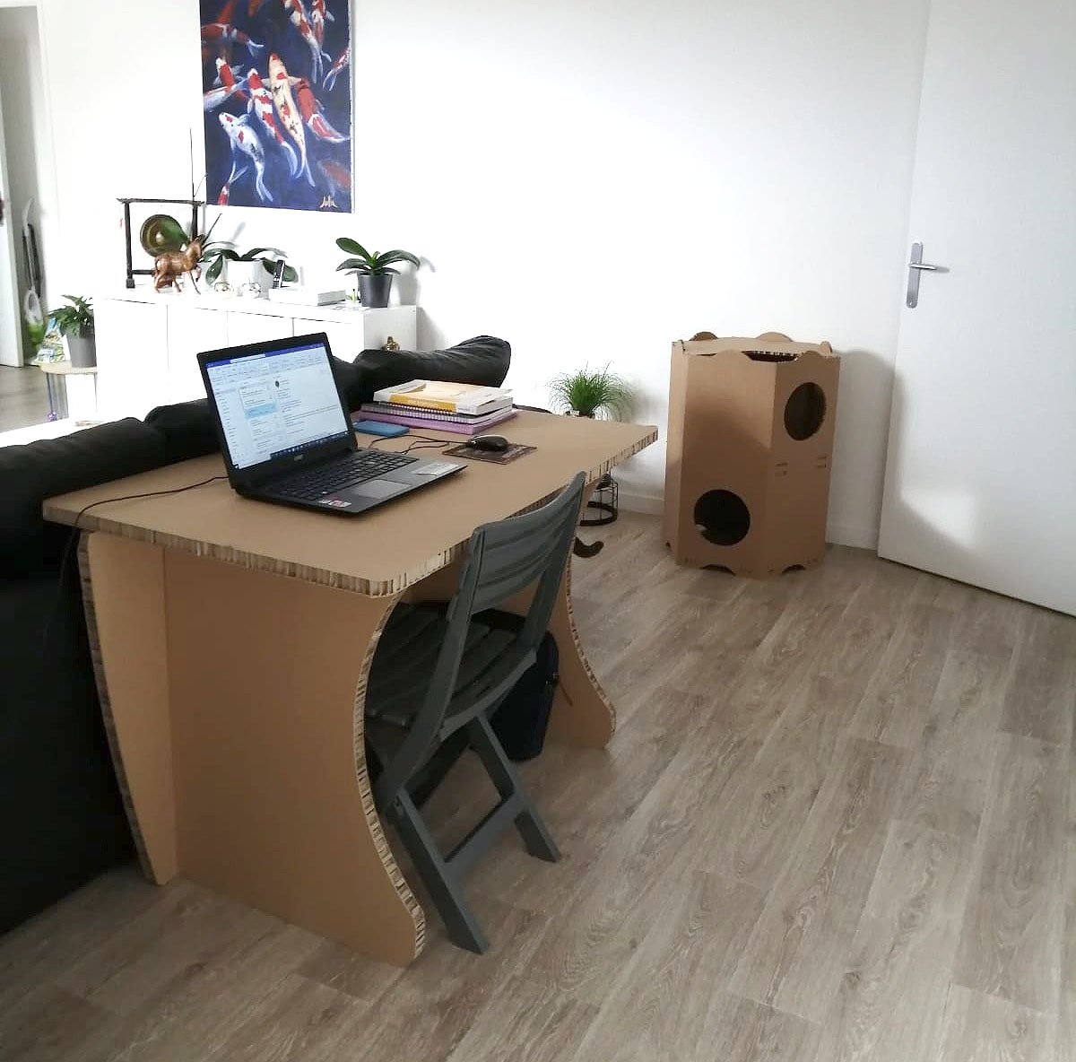 Bureau en carton éco | My Nature Box, PLV et stand en carton