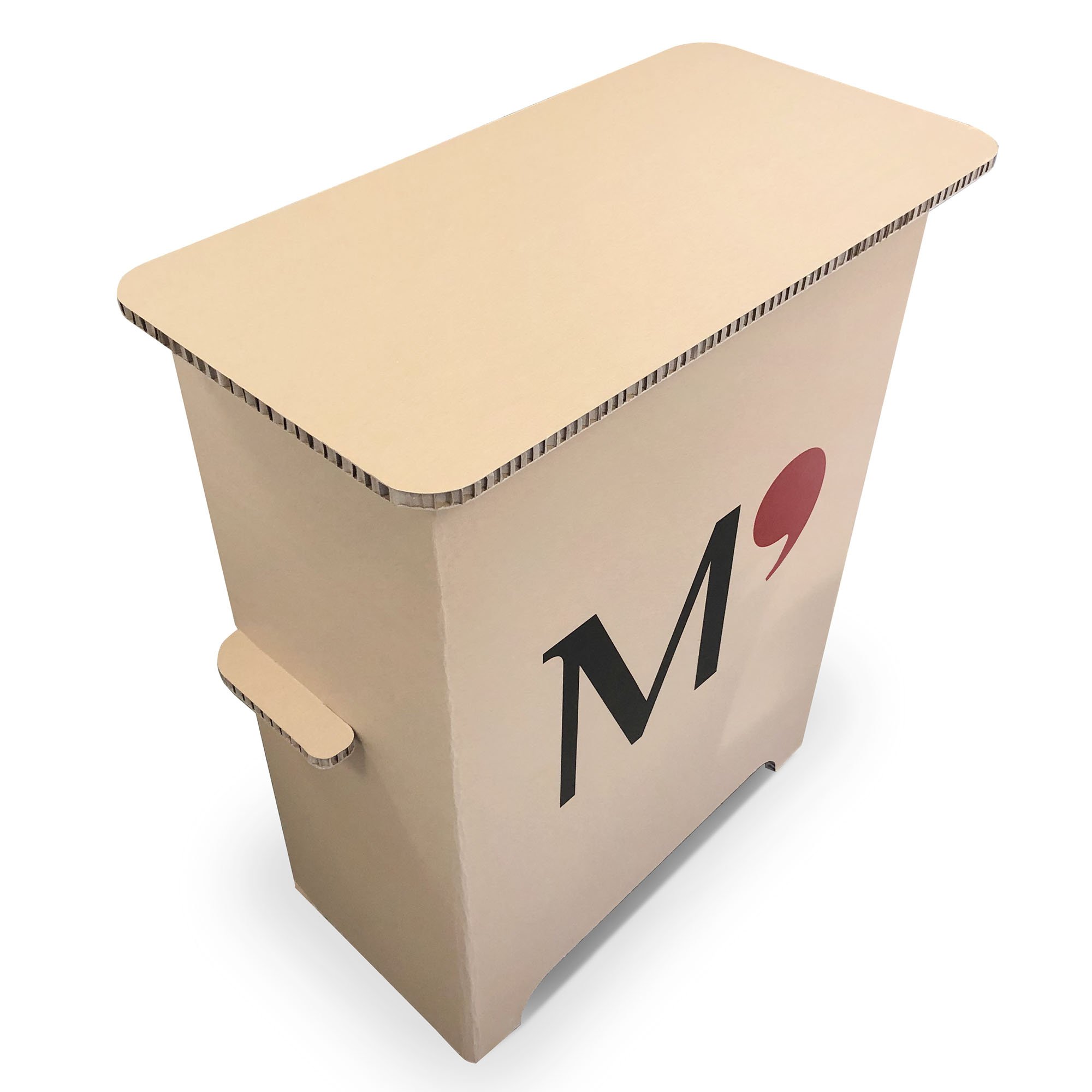 Comptoir en carton Le « 16 » | My Nature Box, PLV et stand en carton