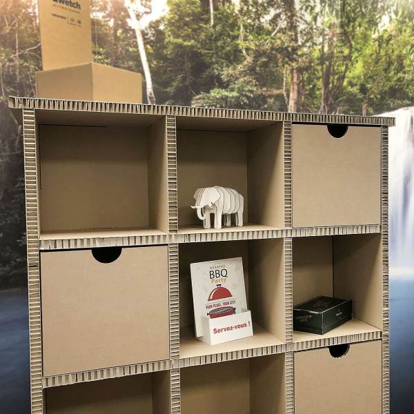 Meubles en carton - PLV en carton personnalisable