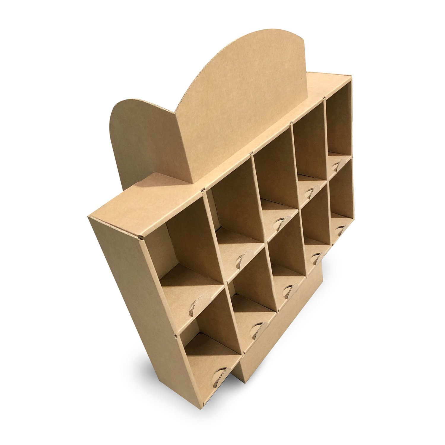 Box canadien 10 cases | En carton recyclé | My Nature Box, PLV et stand ...