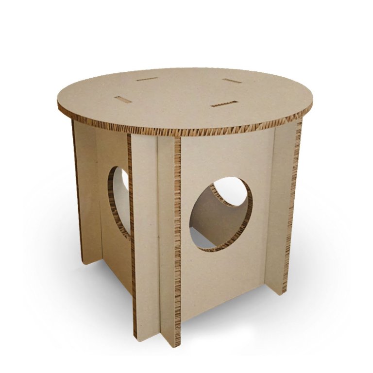 Table basse en carton | Tables et tabourets | My Nature Box, PLV et ...