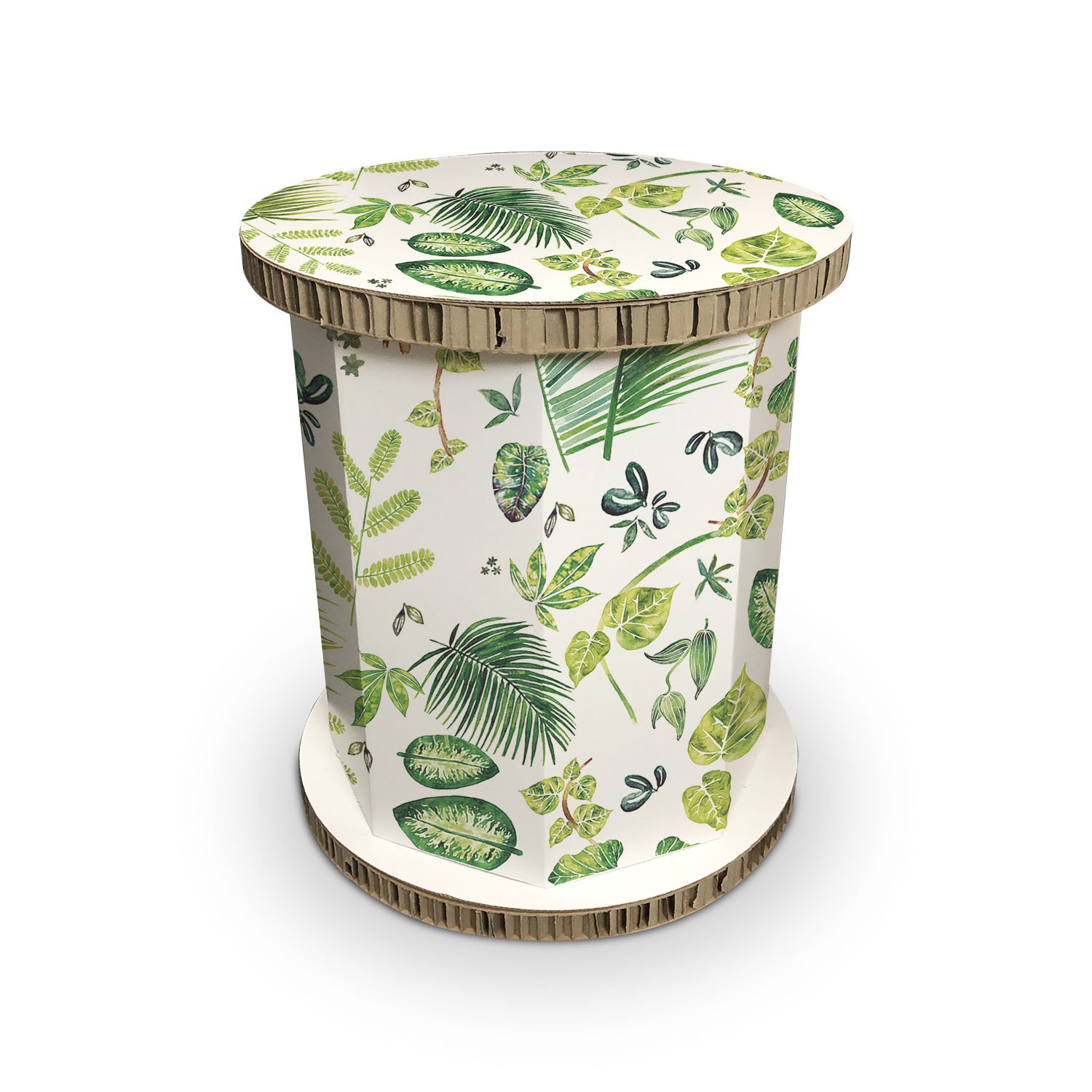 Tabouret en carton "ROND" haute résistance